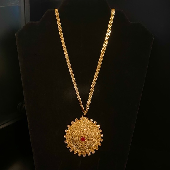 Salwar Kameez | Jewelry | Indian Pakistani Gold Pendant Necklace | Poshmark